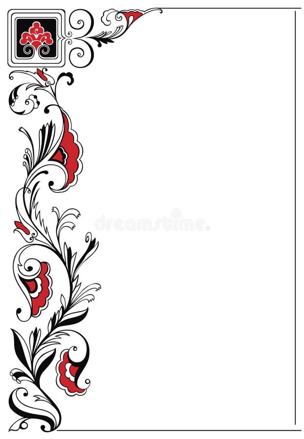 Japan frame stock vector. Illustration of branch, card - 3260385