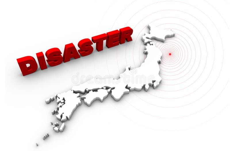 Japan Earthquake Disaster 2011 Stock Illustration - Illustration of ...
