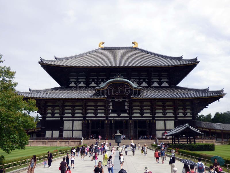 Tempel Nara-Todaiji stockfoto. Bild von symbol, kulturell - 5724752