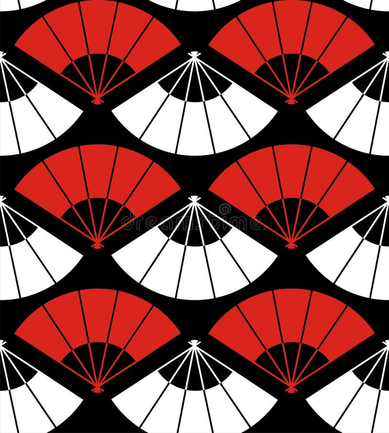 Japan Fan Abstract Background Stock Vector - Illustration of design ...