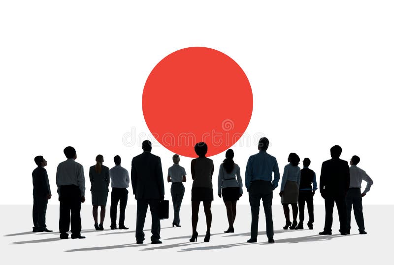 Japan Flag Patriotism Japanese Pride Unity Concept Stock Photo - Image ...