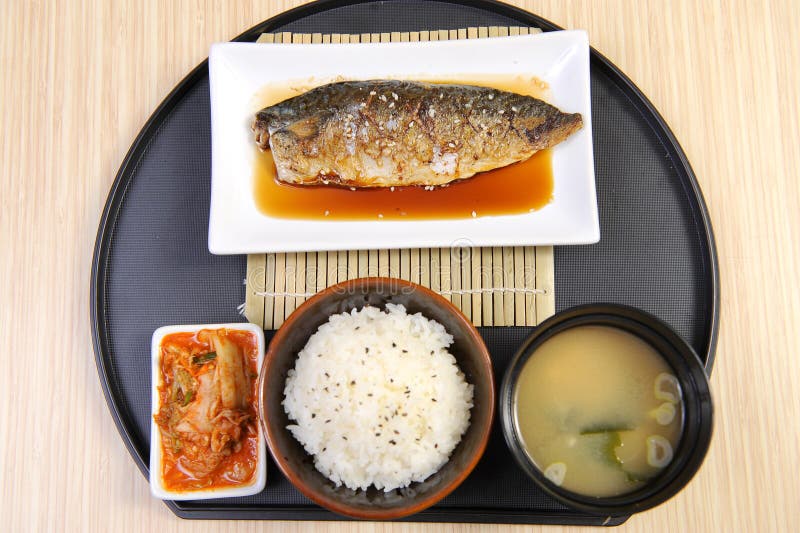 Japan food set fish stock photo. Image of fresh, grilled - 36238308