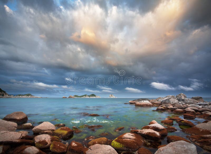 Japan hav 5 fotografering för bildbyråer. Bild av oklarheter - 7153653