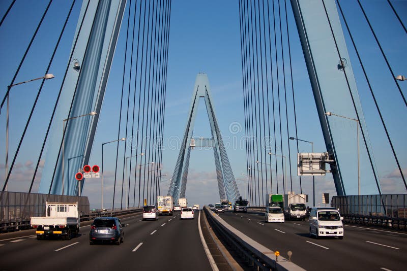 Japan Highway viaduct editorial photo. Image of landscape - 20794041