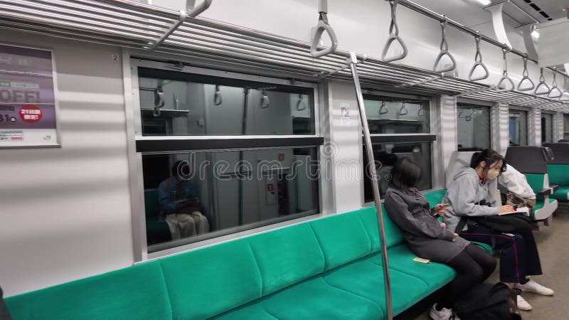 Japan Hokkaido Biei Local Train Compartment Stock Video - Video of ...