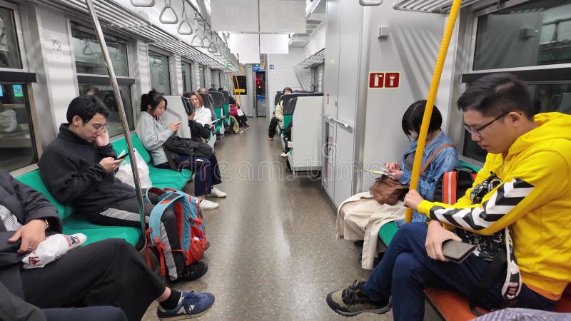 Japan Hokkaido Biei Local Train Compartment Stock Footage - Video of ...