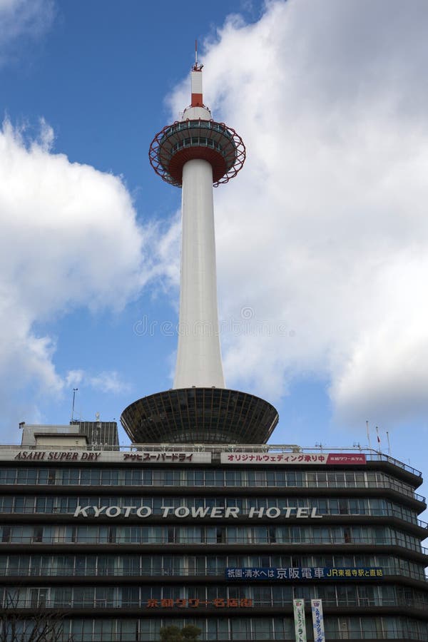 Japan - Kyoto - Kyoto Railstation - the Kyoto Tower Editorial Stock ...