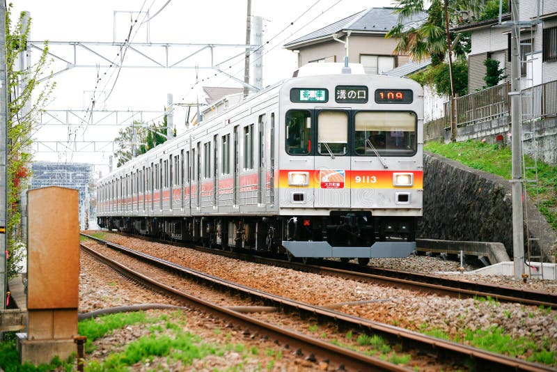Japan local train station editorial stock photo. Image of view - 37520188