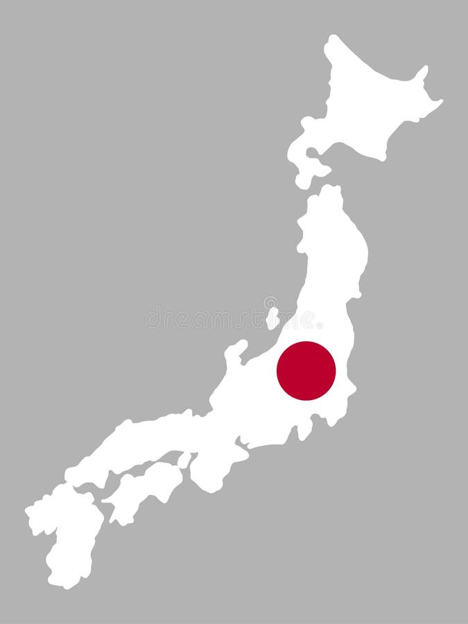 Japan Map Flag Vector Illustration Eps 10 Stock Vector - Illustration ...