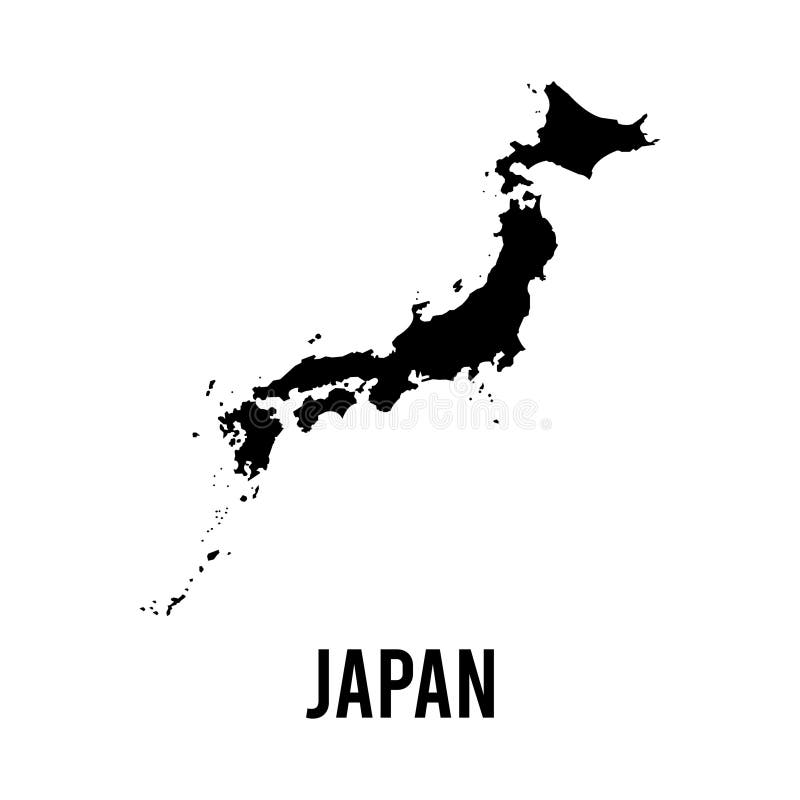 Japan map icon vector stock vector. Illustration of icon - 301365808
