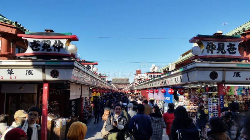 Japan market editorial stock photo. Image of bluesky - 116183353