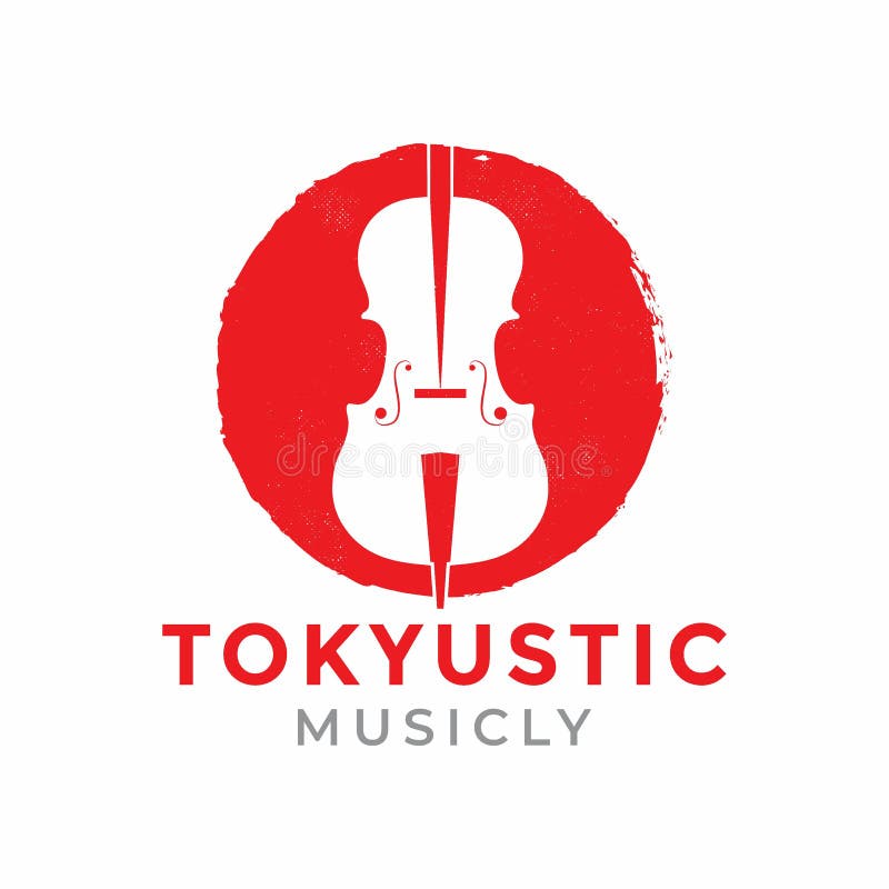 Japan Music Logo Design Template Stock Illustration - Illustration of ...