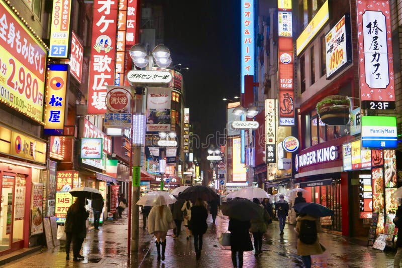 Japan editorial photography. Image of night, japanese - 130706107