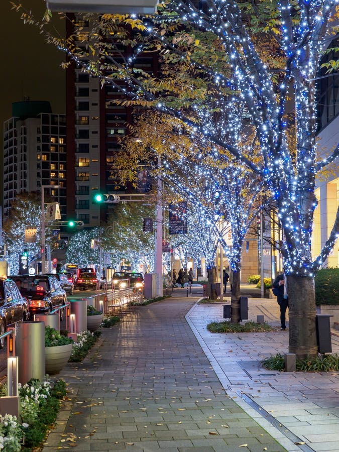 Japan Night View Illumination Tokyo Editorial Image - Image of tokyo ...