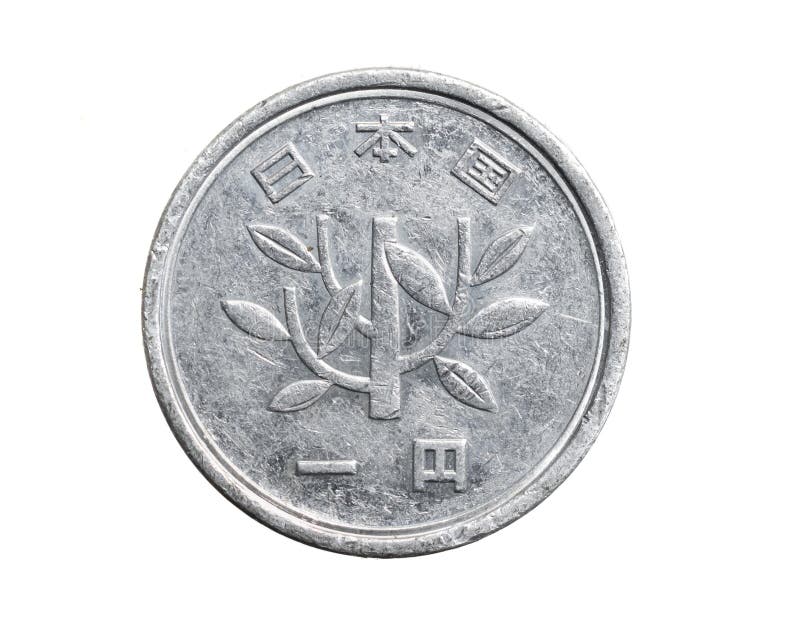 One Japanese Yen Coin Isolated White Background Stock Photos - Free ...