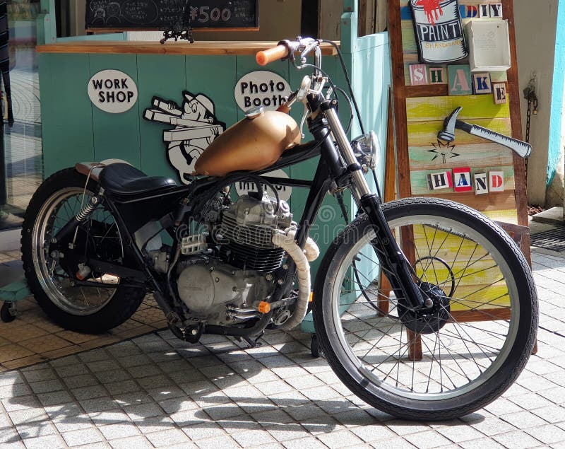 Japan Original Custom MotorBike Editorial Photo - Image of retro ...