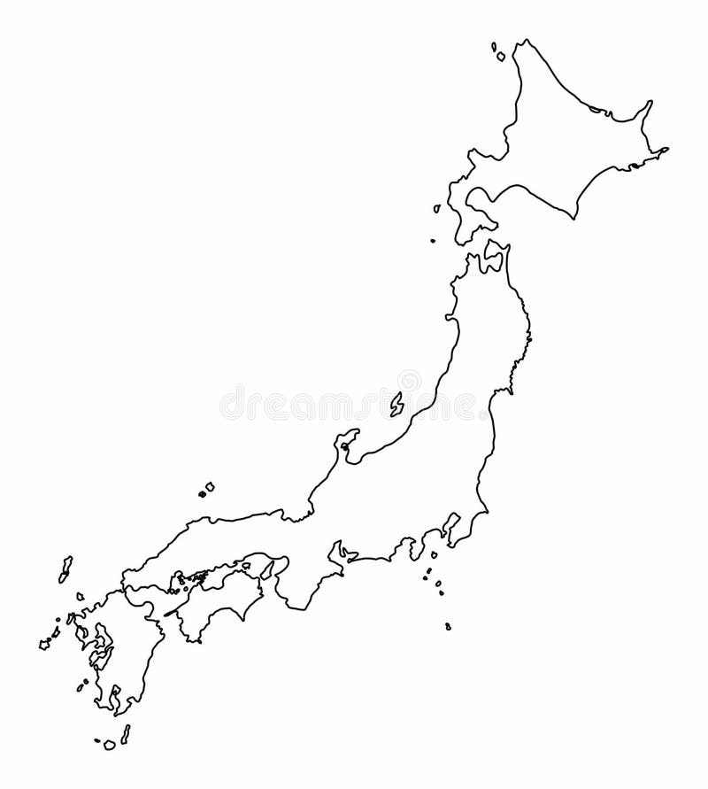 Japan Outline Map Stock Illustrations – 9,963 Japan Outline Map Stock ...