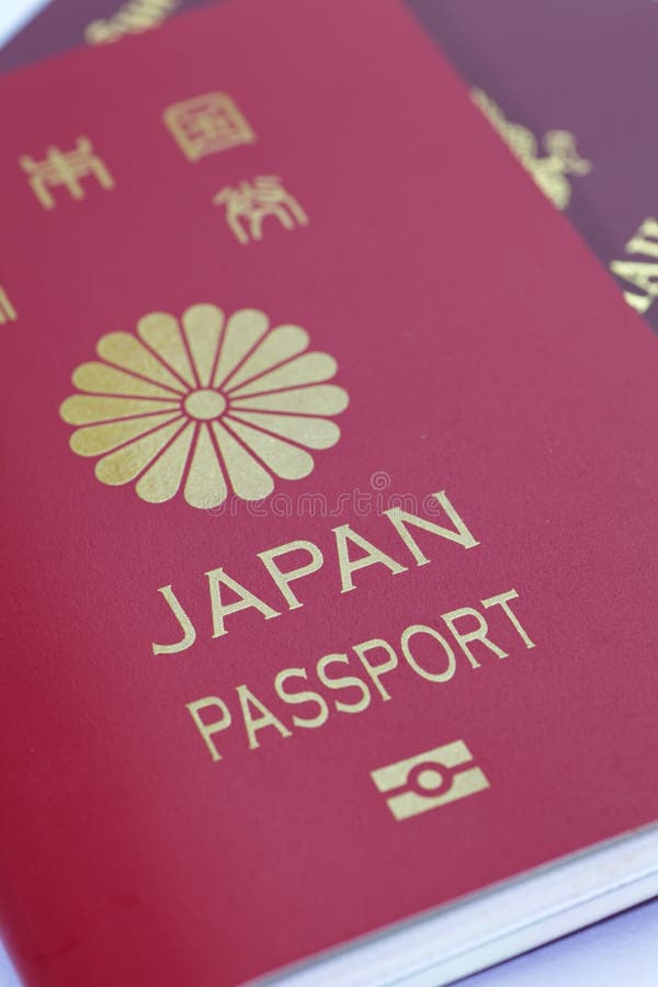 Japanese passport stock photo. Image of identify, business - 32885246