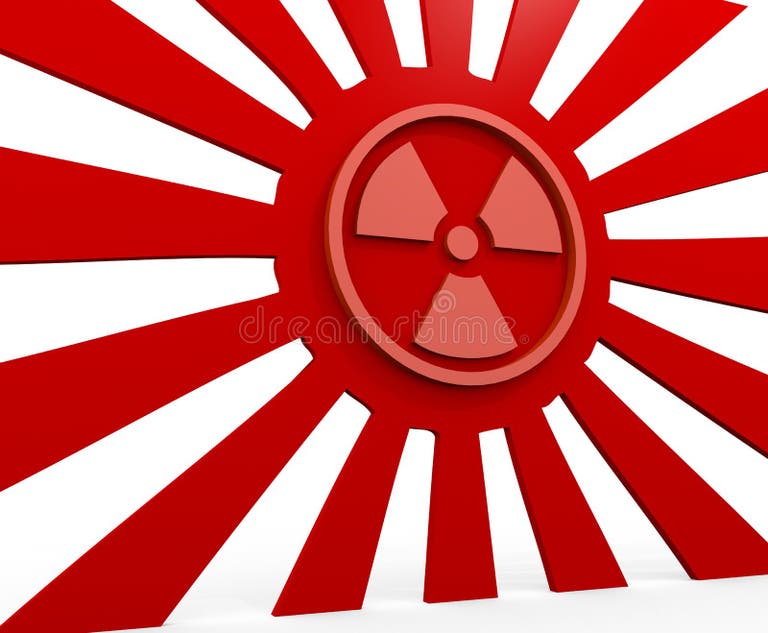 Japan radioactive stock illustration. Illustration of radiation - 19136553