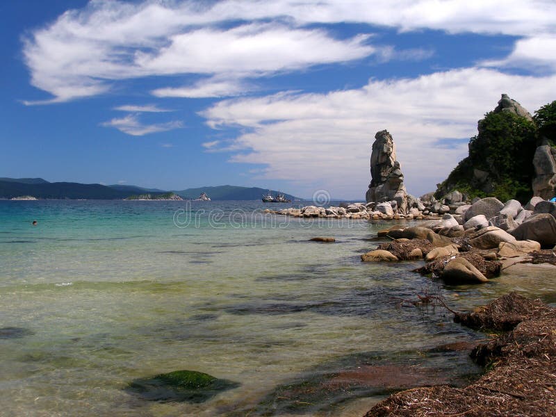 The Japan sea stock photo. Image of creek, nahodka, primorye - 1396686