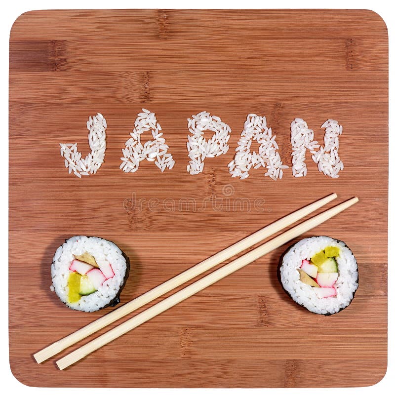 Sushi japan flag stock photo. Image of flag, caviar, sushi - 54151162