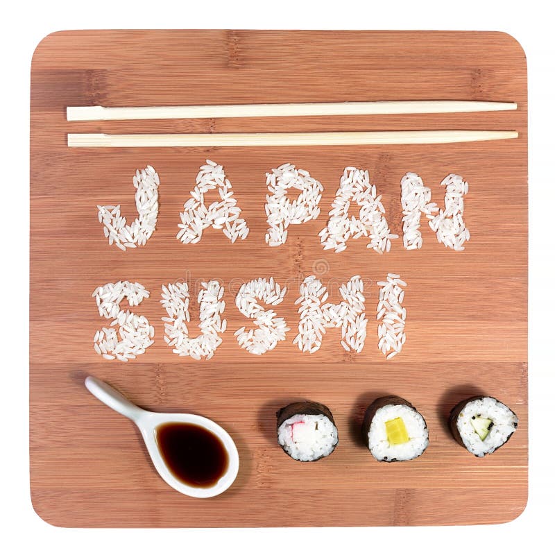 Sushi japan flag stock photo. Image of flag, caviar, sushi - 54151162