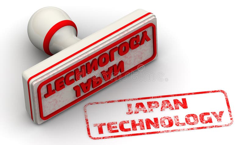 Japan Technology. Seal and Imprint Stock Illustration - Illustration of ...