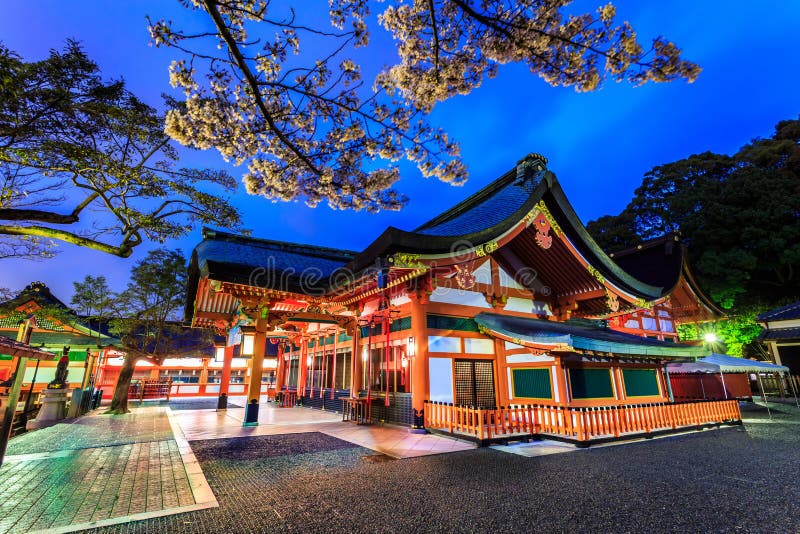 Japan temple stock photo. Image of kitsune, osaka, buddhist - 55193792