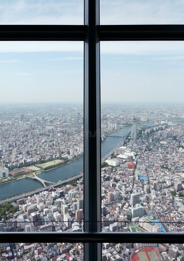 Japan Tokyo City from Skytree Tower Stock Image - Image of building ...