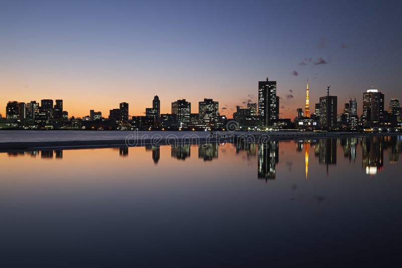 Japan Tokyo Tower Night View Stock Photo - Image of mirai, famous: 94425676