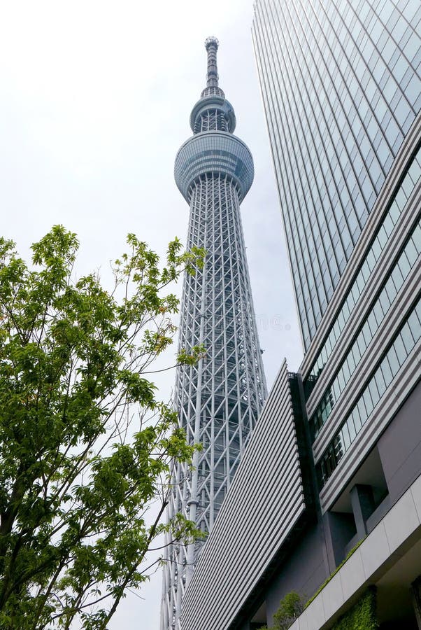 Japan Tower and Commercial Building with Sky Editorial Image - Image of ...