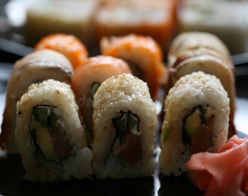 Japan Traditional Food - Roll Stock Image - Image of lunch, east: 16148089