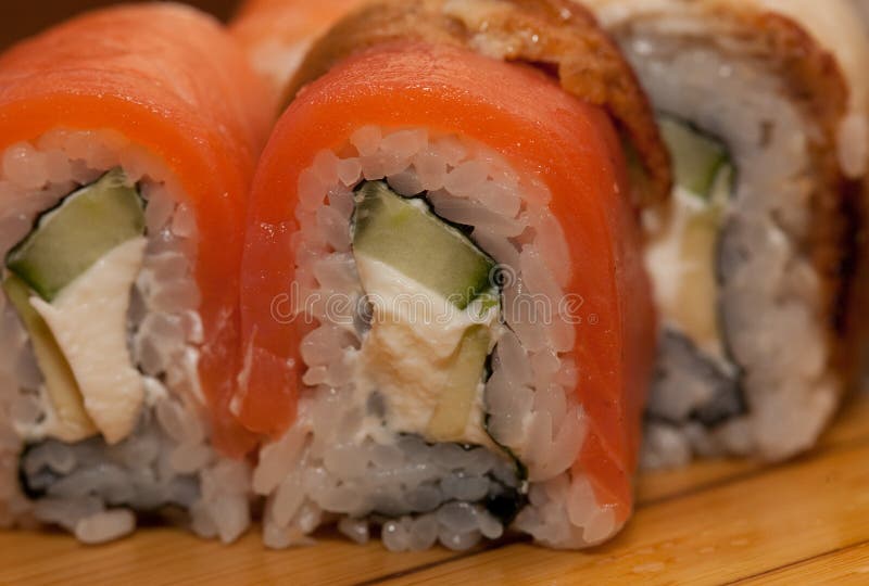 Japan Traditional Food - Roll Stock Image - Image of restaurant ...