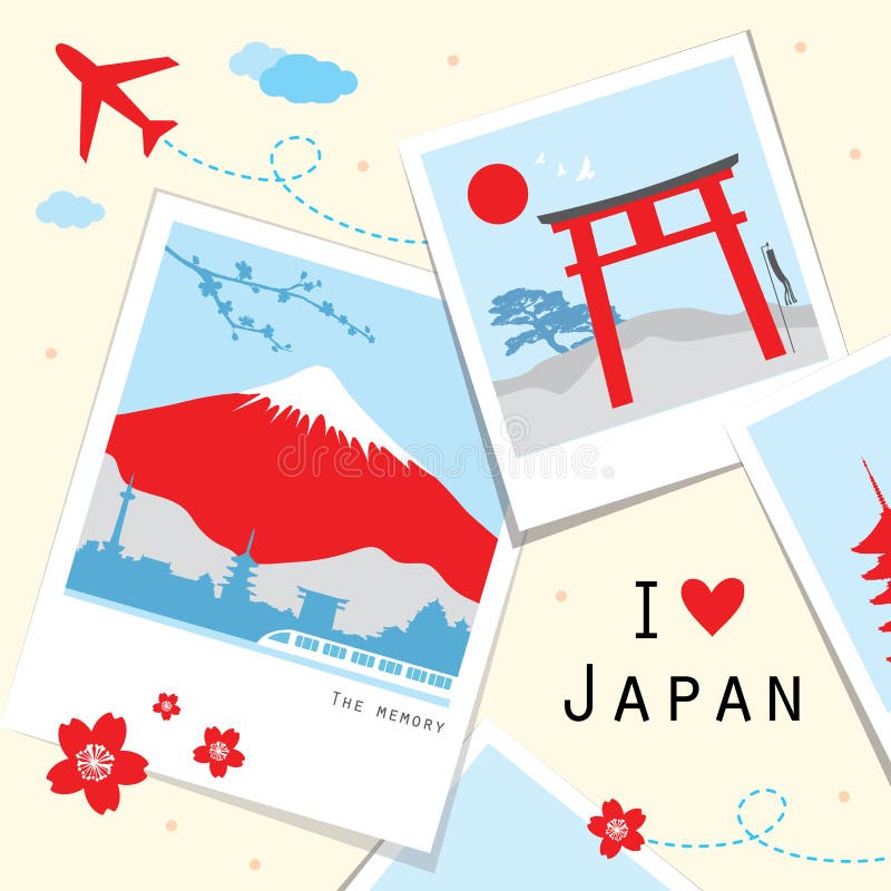 Japan frame stock vector. Illustration of branch, card - 3260385