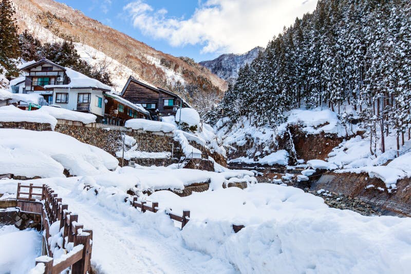 Japan at winter stock photo. Image of scenery, yamanouchi - 51206218