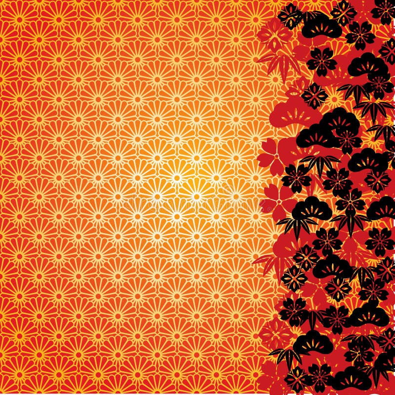Japanes background stock vector. Illustration of element - 42115360