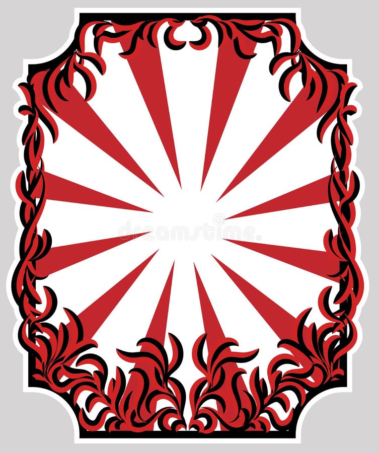 Japanese Background Wallpaper. Set of Labels and Elements. Vector Set ...