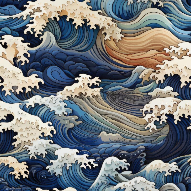 Anime Waves Stock Illustrations – 2,179 Anime Waves Stock Illustrations ...