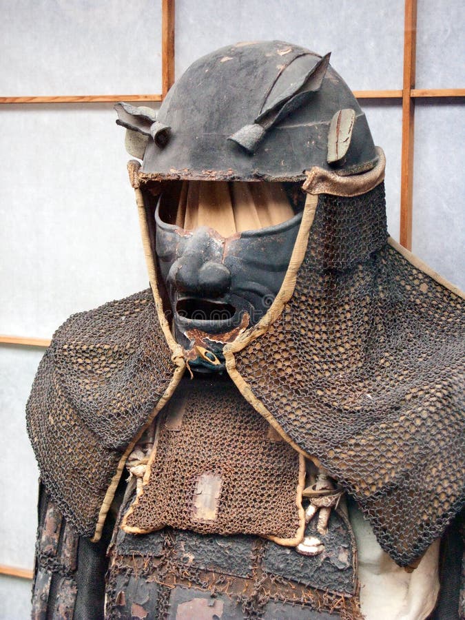 Samurai Armor. Armor of Japanese Warlord Stock Photo - Image of ...