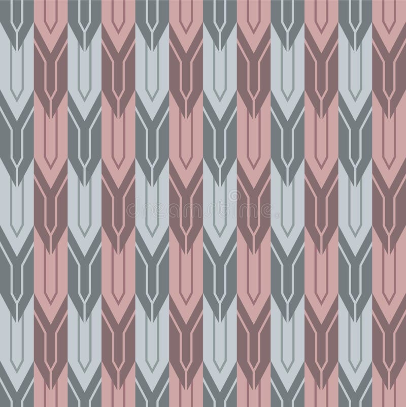 Japanese Arrow Tail Stripe Vector Seamless Pattern Stock Vector ...