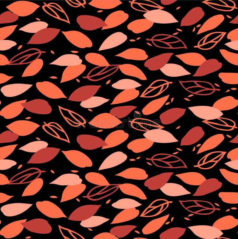 Japanese Autumn Seamless Circle Dots Pattern Stock Vector ...