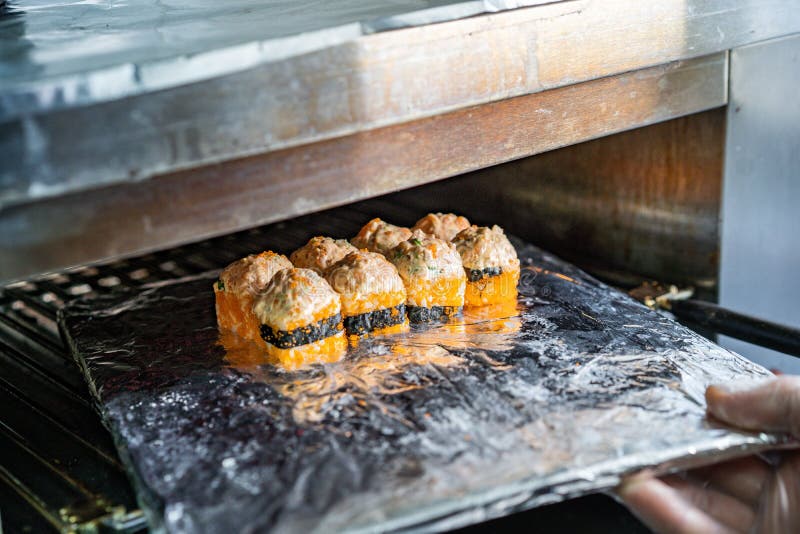 Japanese Baked Roll . Baking Roll Stock Image - Image of kitchen ...