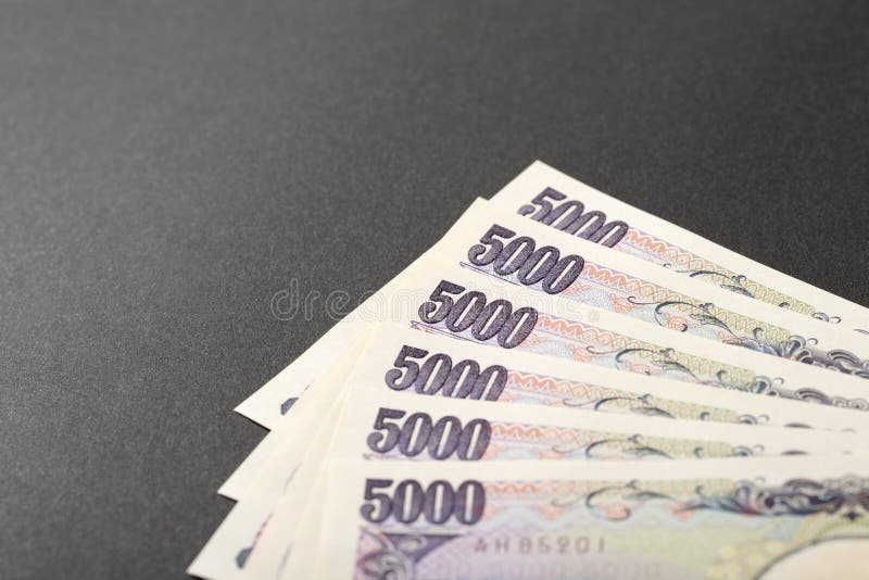 Japanese yen bank notes stock image. Image of yenschein - 14768413