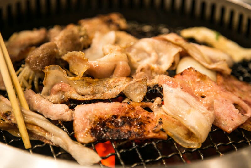 Japanese barbecue stock photo. Image of grill, buffet - 32802274
