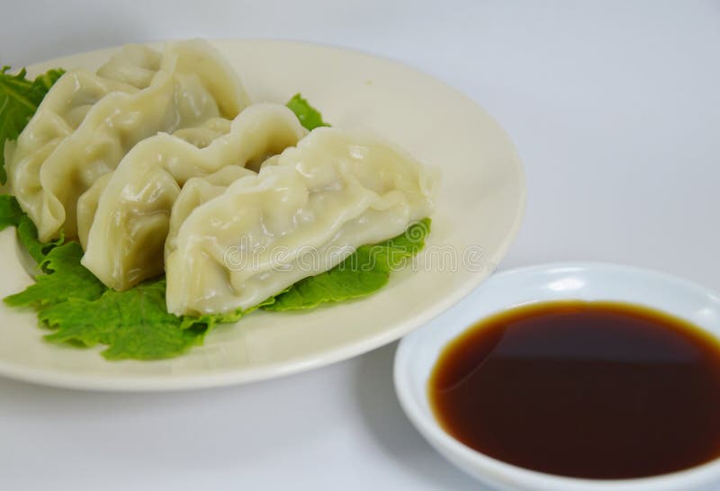 Japanese boiled Dumplings stock image. Image of japanese - 47898267