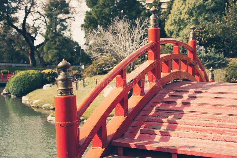 Japanese bridge stock photo. Image of colour, footpath - 25164876