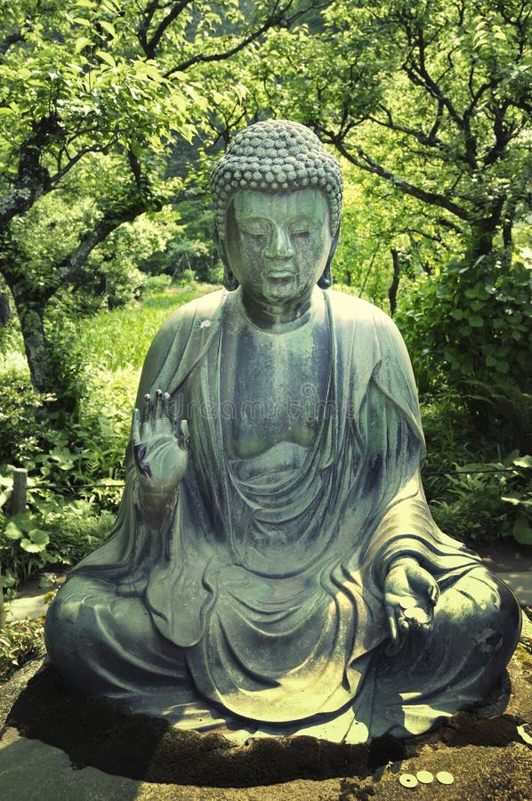 Japanese Buddha stock photo. Image of religion, buddhism - 21433292