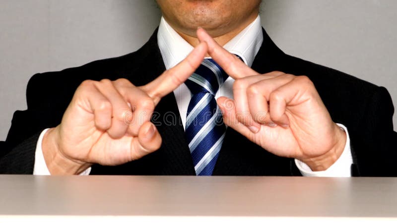 Japanese Businessman Posing in Denial Stock Video - Video of pose ...