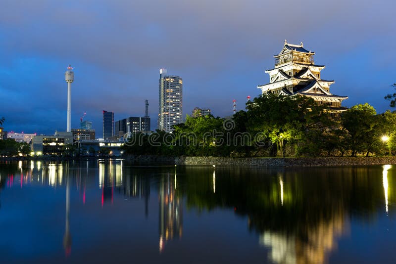 Japanese Castle in Hiroshima, Japanese Castle in Hiroshima, beautiful ...