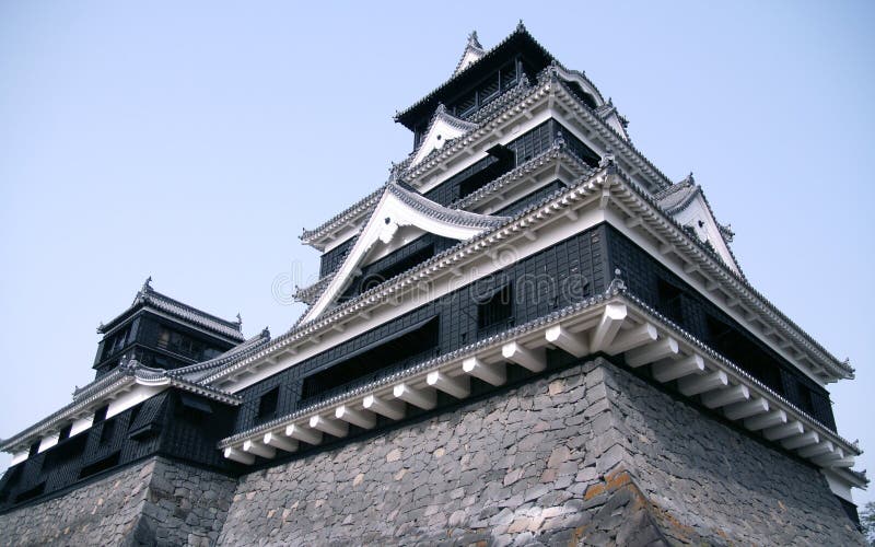 Japanese Castle in Kumamoto Stock Photo - Image of castle, site: 2117200